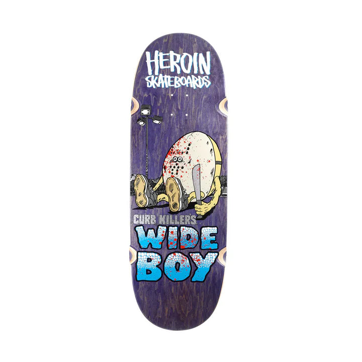 Heroin Curb Killer Wide Boy Deck 10.75 – Jimmys Skate & Street