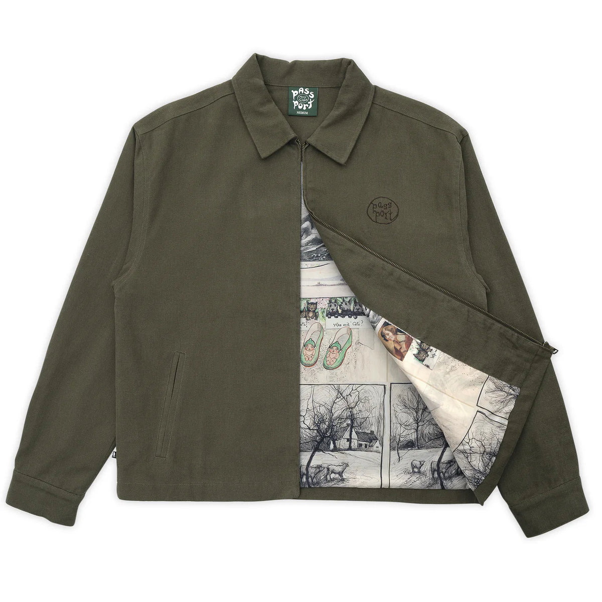 Pass~Port & May Gibbs MG Workers Jacket - Olive – Jimmys Skate & Street
