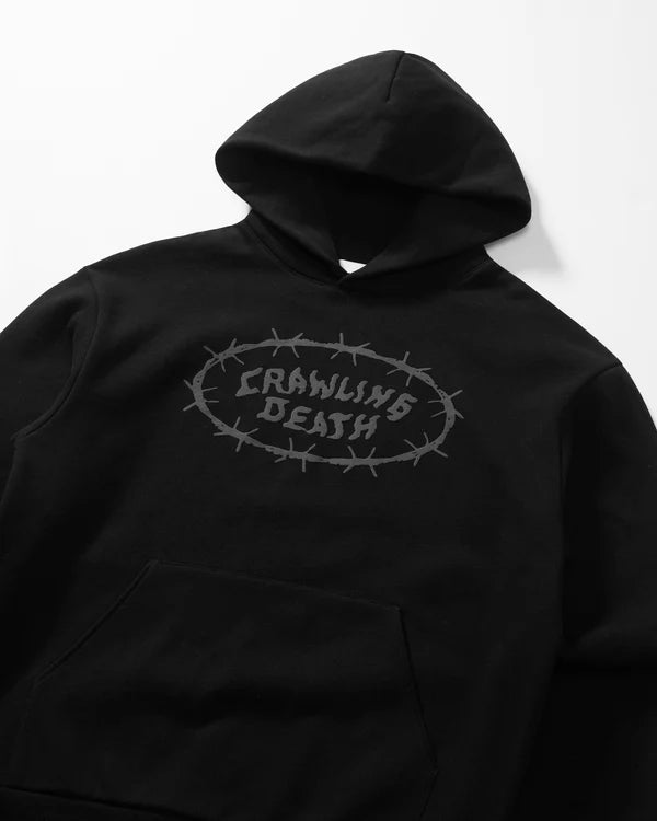 Crawling Death Barbed Logo Hood – Jimmys Skate & Street
