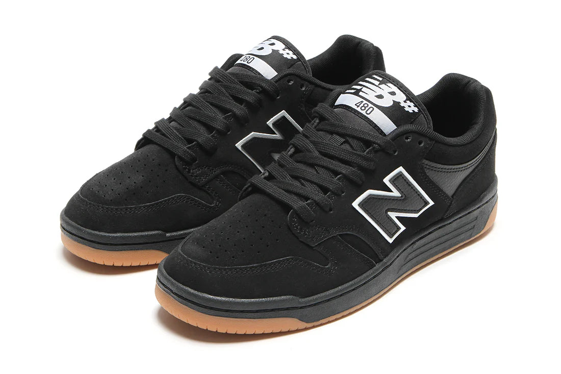 NEW BALANCE NUMERIC 480SBW BLACK / WHITE – Jimmys Skate & Street